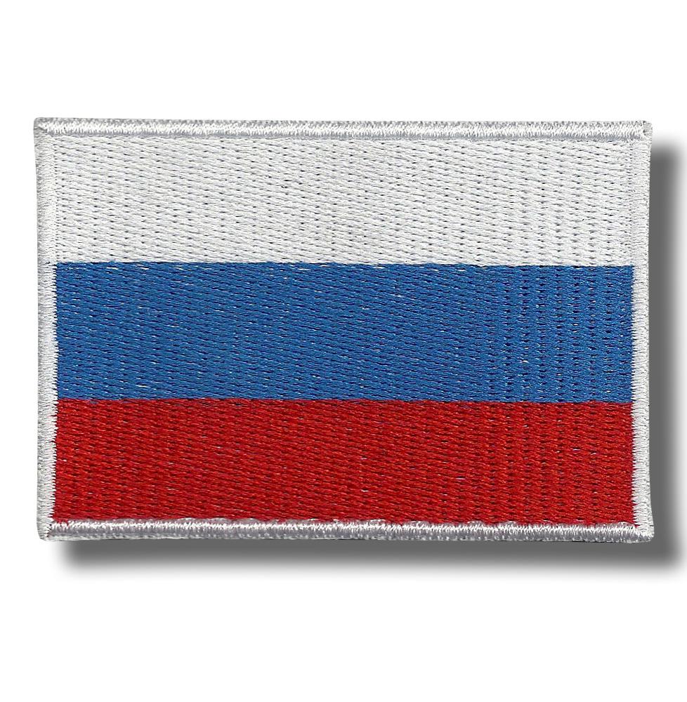 Russia flag - embroidered patch 6x3 CM | Patch-Shop.com