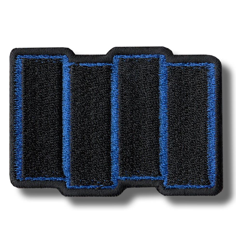 Black flag - embroidered patch 7x5 CM | Patch-Shop.com