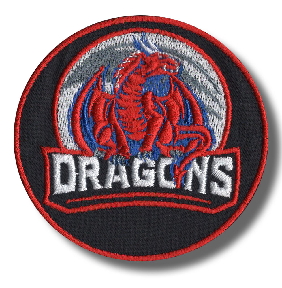 AC Dragons - embroidered patch 8x8 CM | Patch-Shop.com