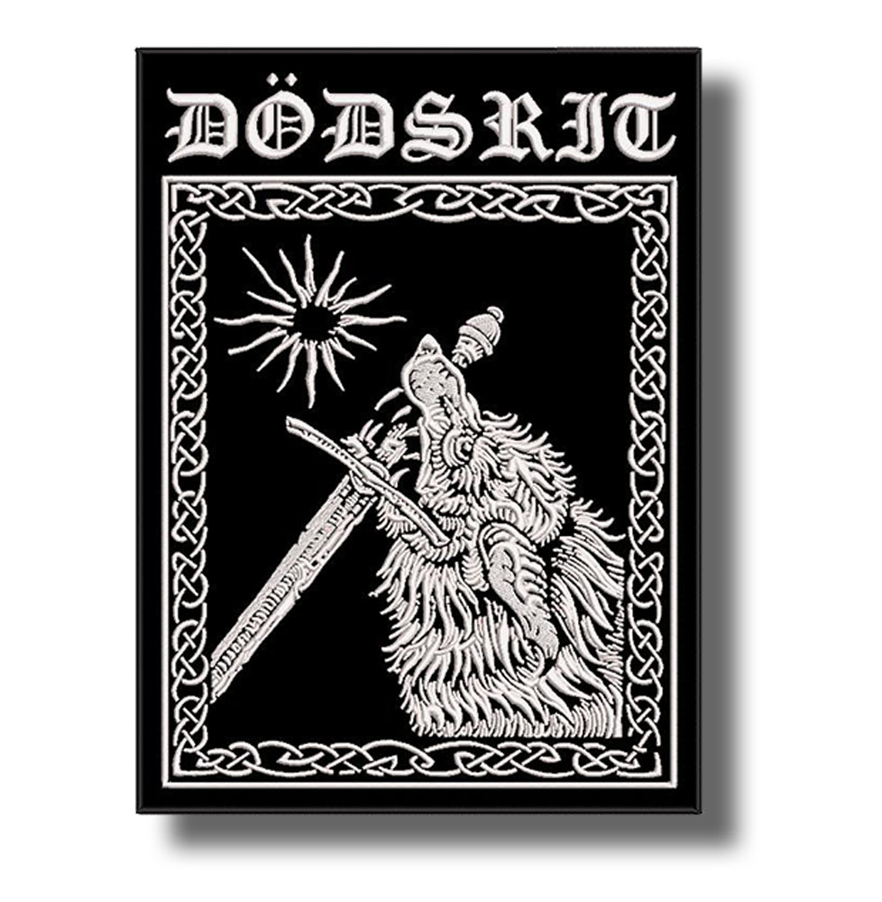 Dodsrit - embroidered patch 25x12 CM | Patch-Shop.com