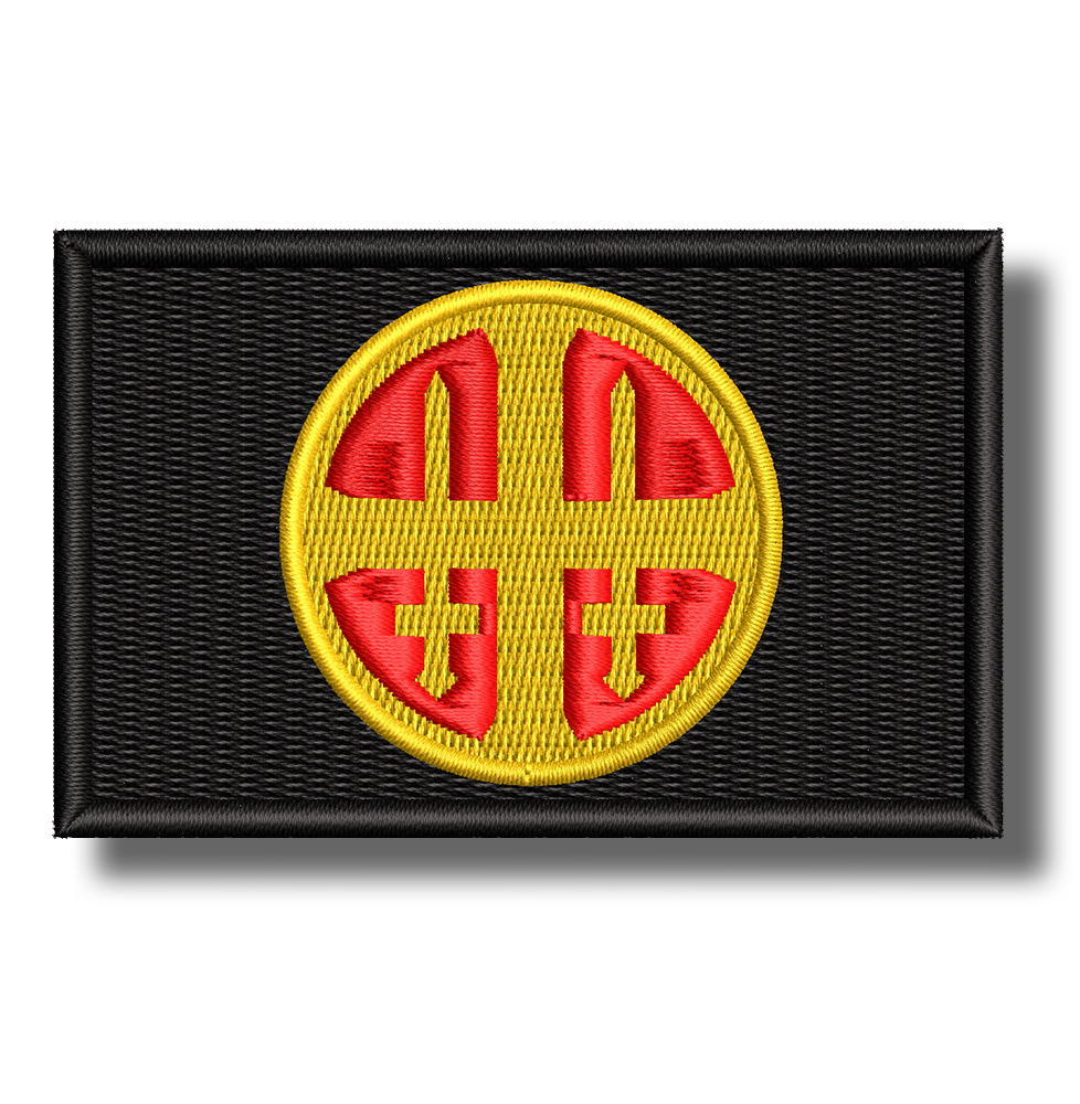 Folk Gathering - embroidered patch 8x5 CM | Patch-Shop.com