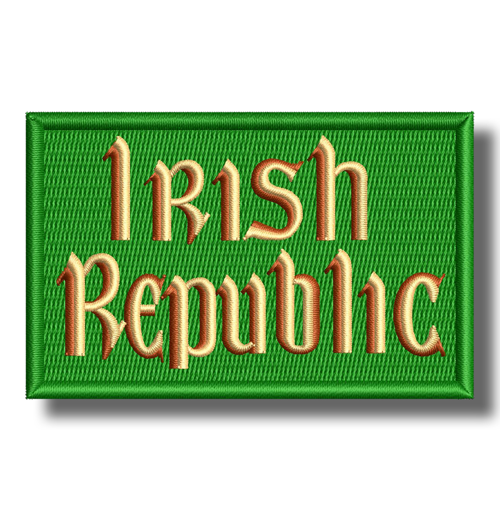 Irish Republic - embroidered patch 8x5 CM | Patch-Shop.com