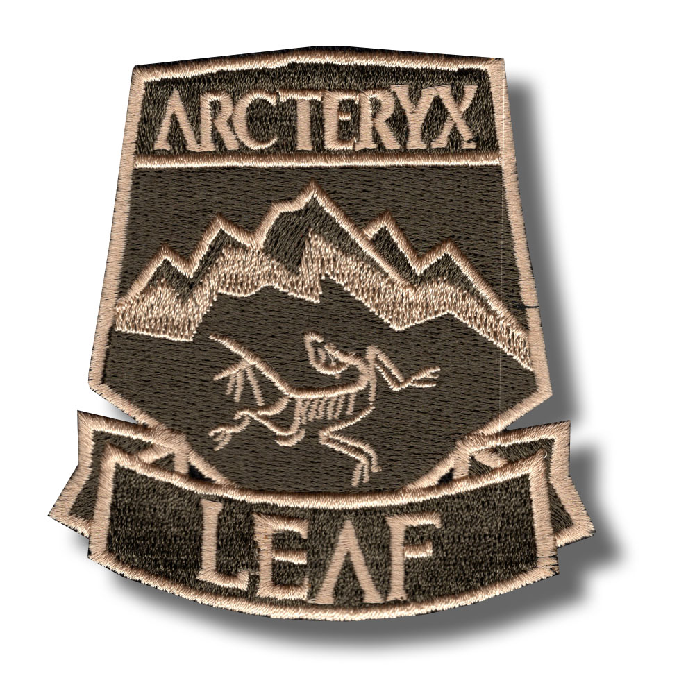 Leaf - embroidered patch 9x9 CM | Patch-Shop.com