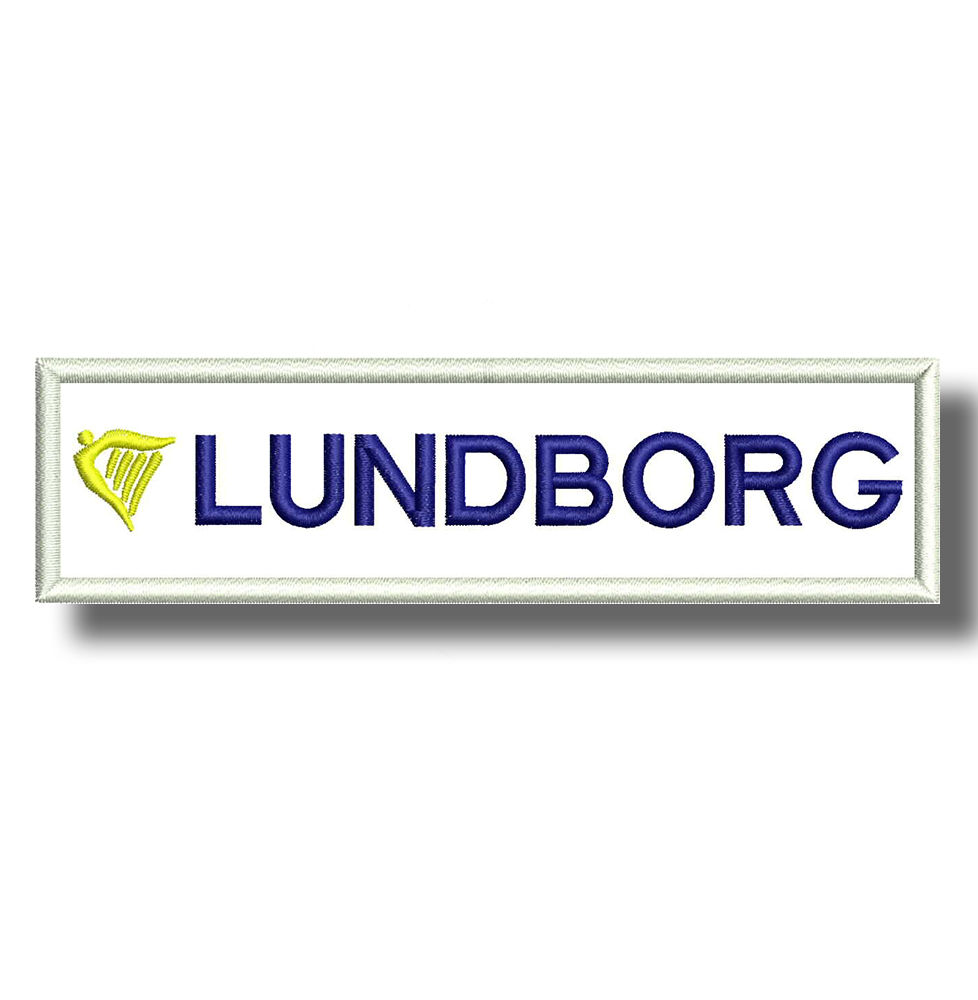 LUNDBORG - embroidered patch 12x3 CM | Patch-Shop.com