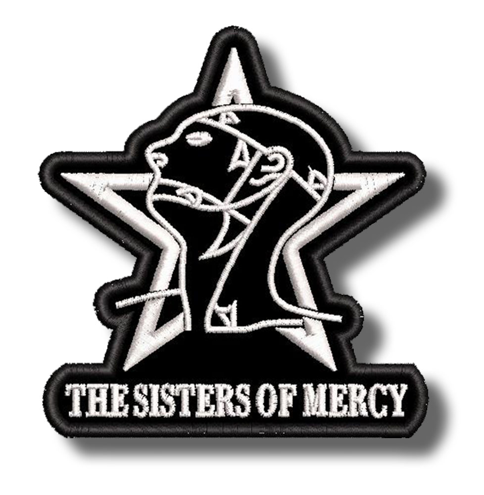 The sisters of mercy - embroidered patch 8x8 CM | Patch-Shop.com