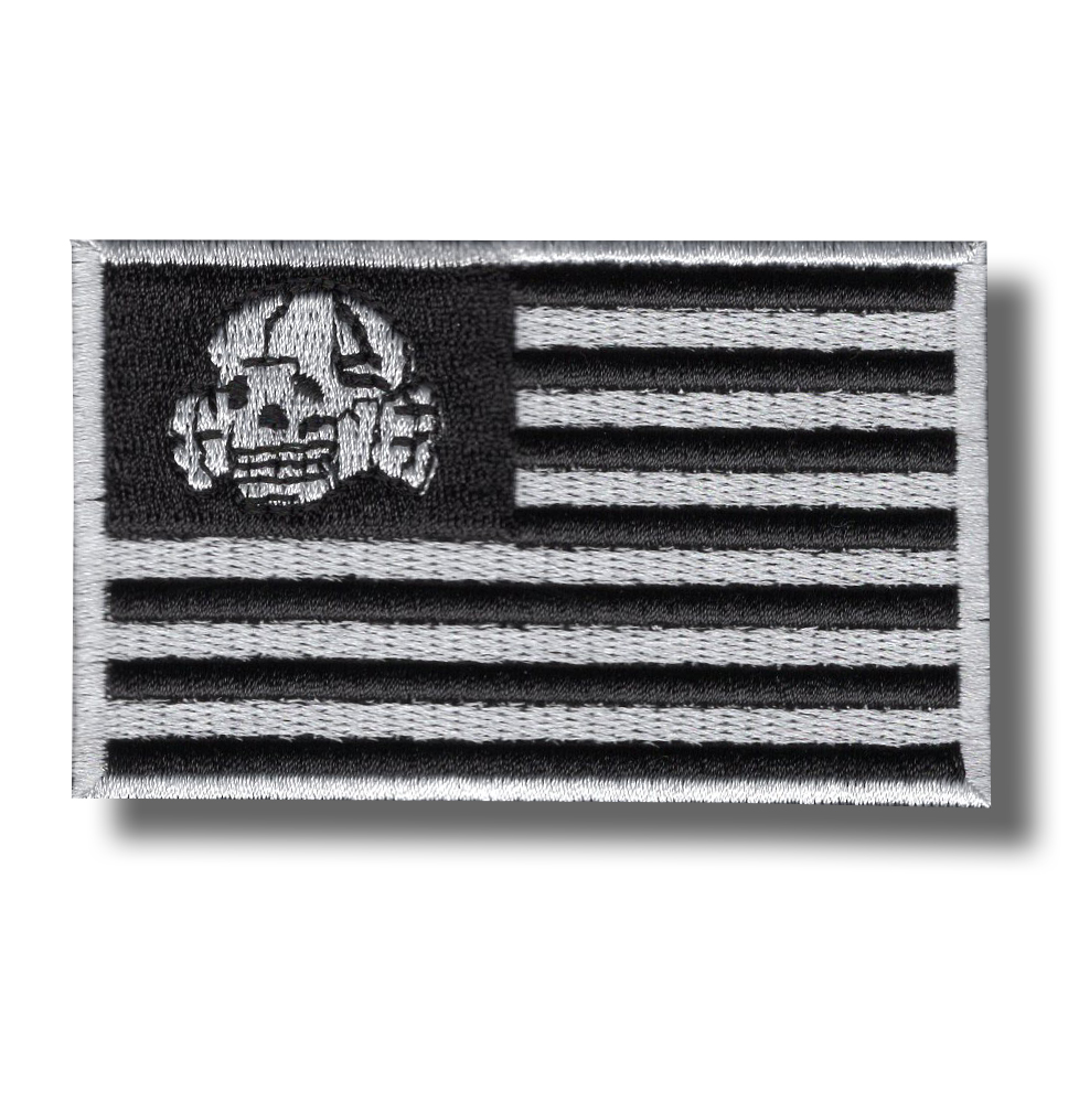 Totenkopf US - embroidered patch 8x5 CM | Patch-Shop.com